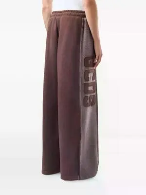 Gcds Logo-patch Wide-leg Track Pants
