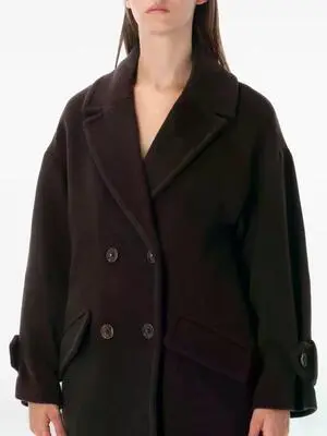 SESSUN Mia Double-breasted Notched-lapels Coat