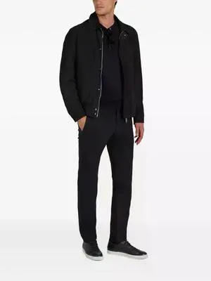 SLOWEAR Montedoro Suede Bomber Jacket