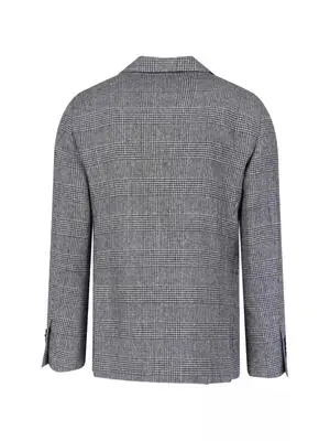 LARDINI X Sugar Double-breasted Prince Of Wales Check Jacket