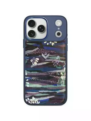 VELANTE Iphone 17 Pro Leather Phone Case - Blue