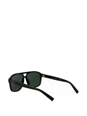 Gucci Tortoiseshell-effect Pilot-frame Sunglasses