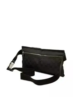 Gucci 2000-2015 Gg Canvas Double Pocket Belt Bag