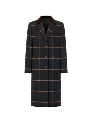 FORTELA Flossie Check Wool Coat