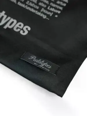 PROTOTYPES Logo-print Drawstring Clutch Bag