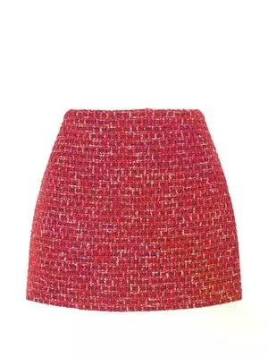 Valentino Garavani Tweed A-line Mini Skirt