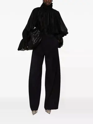 THELATEST Pleated Wide-leg Trousers