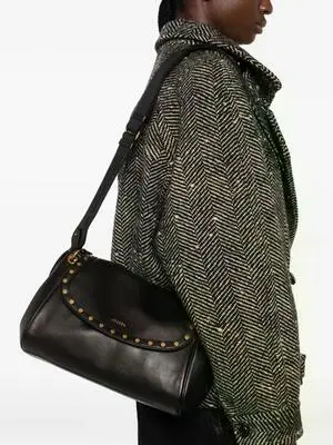 ISABEL MARANT ÉTOILE Medium Chany Stud-embellished Leather Shoulder Bag