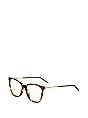 Chopard Tortoiseshell-effect Square-frame Glasses - Brown