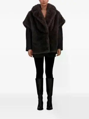 Herno Lapel-collar Faux-fur Vest
