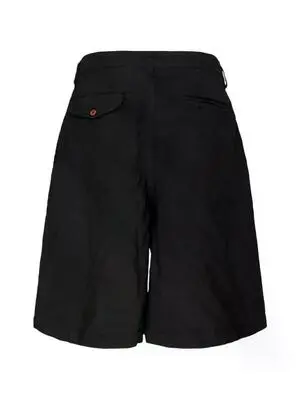 Comme Des Garçons Pleated Knee-length Shorts