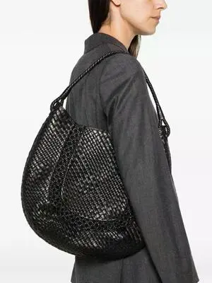IBELIV Lamia Woven Leather Tote Bag