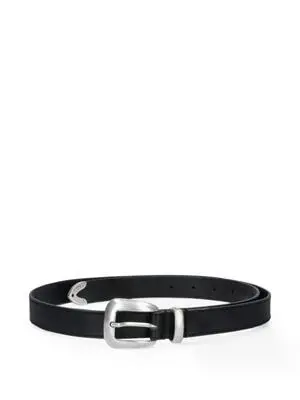 MOLEBO Buckle-fastening Leather Belt - Black