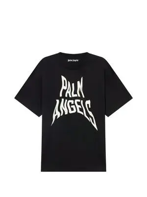 Palm Angels Palm Distorted T-shirt - Black