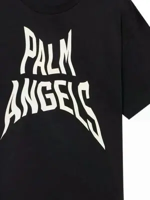 Palm Angels Palm Distorted T-shirt - Black