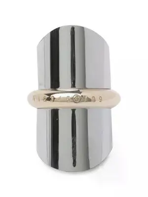 MAISON MARGIELA Numeric Two-tone Ring - Silver