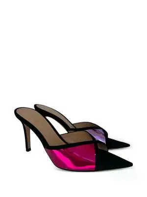 Gianvito Rossi Paneled Mules Clogs For Women