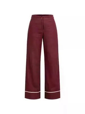OTRO AMOR Piping-detail Palazzo Pants