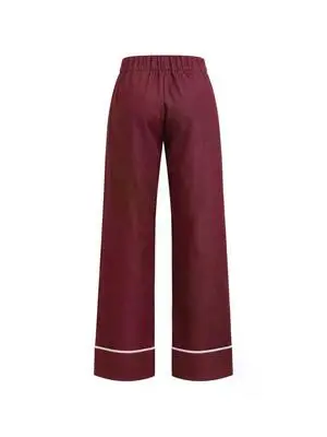OTRO AMOR Piping-detail Palazzo Pants
