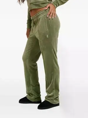 Juicy Couture Diamanté-logo Track Pants - Green