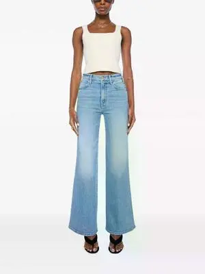 MOTHER Faded Wide-leg Jeans