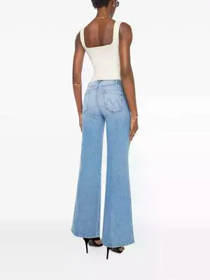 MOTHER Faded Wide-leg Jeans