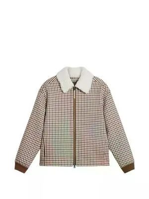 Woolrich Check Zip-up Jacket - Brown