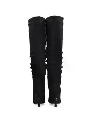 TWENTY FOURHAITCH Miya Pointed-toe Knee-high Boots