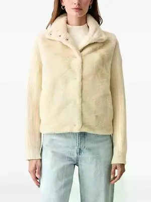 COLMAR Faux-fur Panelled Jacket - Neutrals
