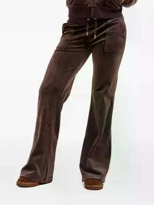 Juicy Couture Velour-finish Track Pants - Brown