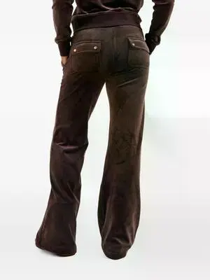Juicy Couture Velour-finish Track Pants - Brown