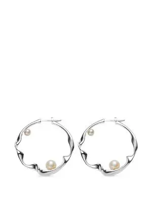 Maria Black Pearl Earrings