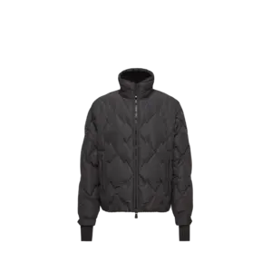 Moncler Bramans Diamond Quilted Short Down Jacket - Black