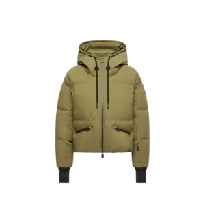 Moncler Allesaz Hooded Insulated Ski Jacket - Green