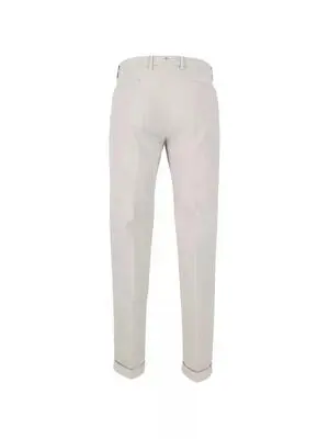BERWICH Pleated Turn-up Straight-leg Trousers