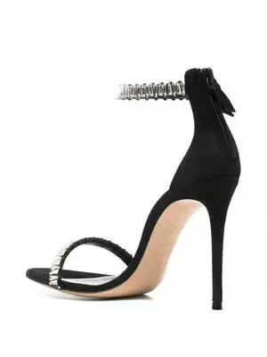 Casadei Crystal-embellished Stiletto Sandals