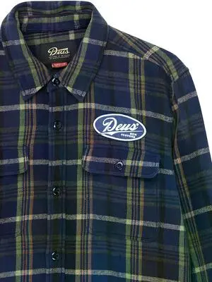 Deus Ex Machina Vacay Check-motif Shirt - Blue