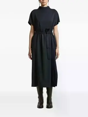 Peserico Belted Chain-trim Midi Dress