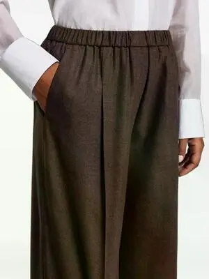 Peserico Elasticated Wide-leg Trousers