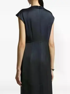 Peserico Chain-detail Pleated Midi Dress