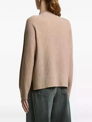 Peserico Ribbed-knit Mock-neck Sweater