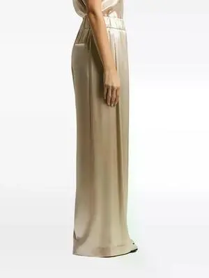 Peserico Satin-finish Elasticated-waistband Palazzo Pants