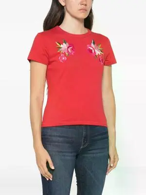 Kenzo Floral-embroidered T-shirt