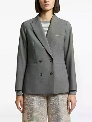 Peserico Double-breasted Peaked-lapel Jacket