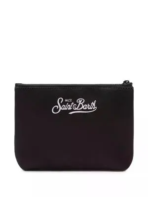 MC2 SAINT BARTH Aline Graphic-print Logo-print Clutch Bag