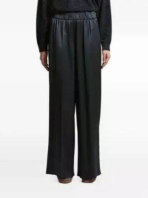 Peserico Satin-finish Trousers - Blue