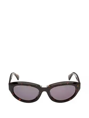 Max Mara Tortoiseshell-effect Sunglasses