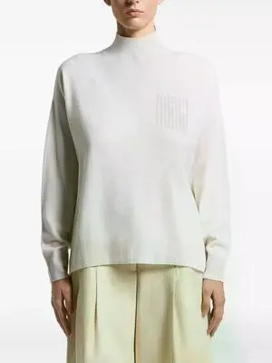 Peserico Mock-neck Chest-pocket Jumper