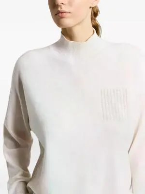 Peserico Mock-neck Chest-pocket Jumper
