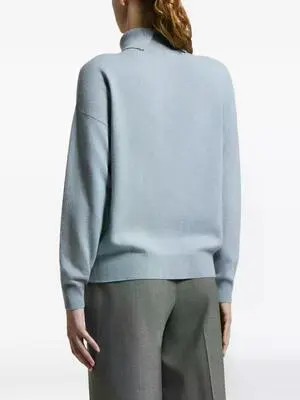 Peserico Roll-neck Chest-detail Jumper